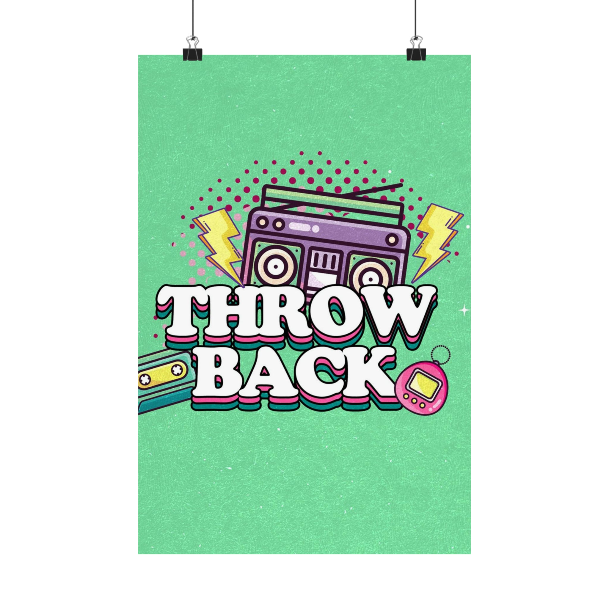 Poster | V7 | Throwback Series Graphic | Vertical – Grow Print Shop
