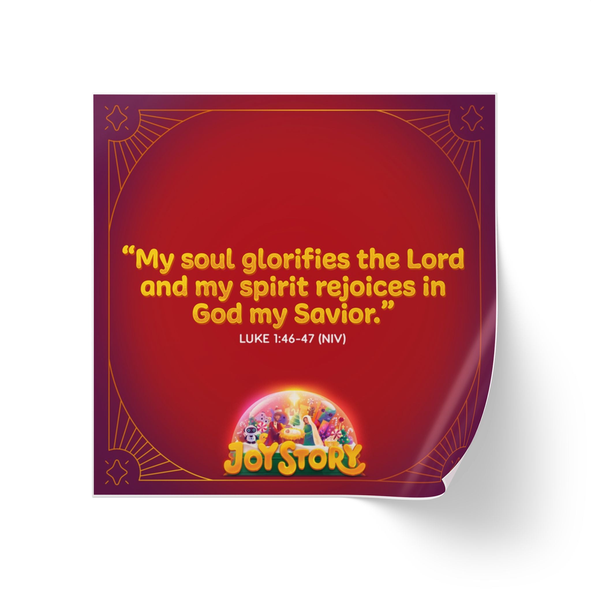 Memory Verse Sticker Roll | V8 | Joy Story – Grow Print Shop