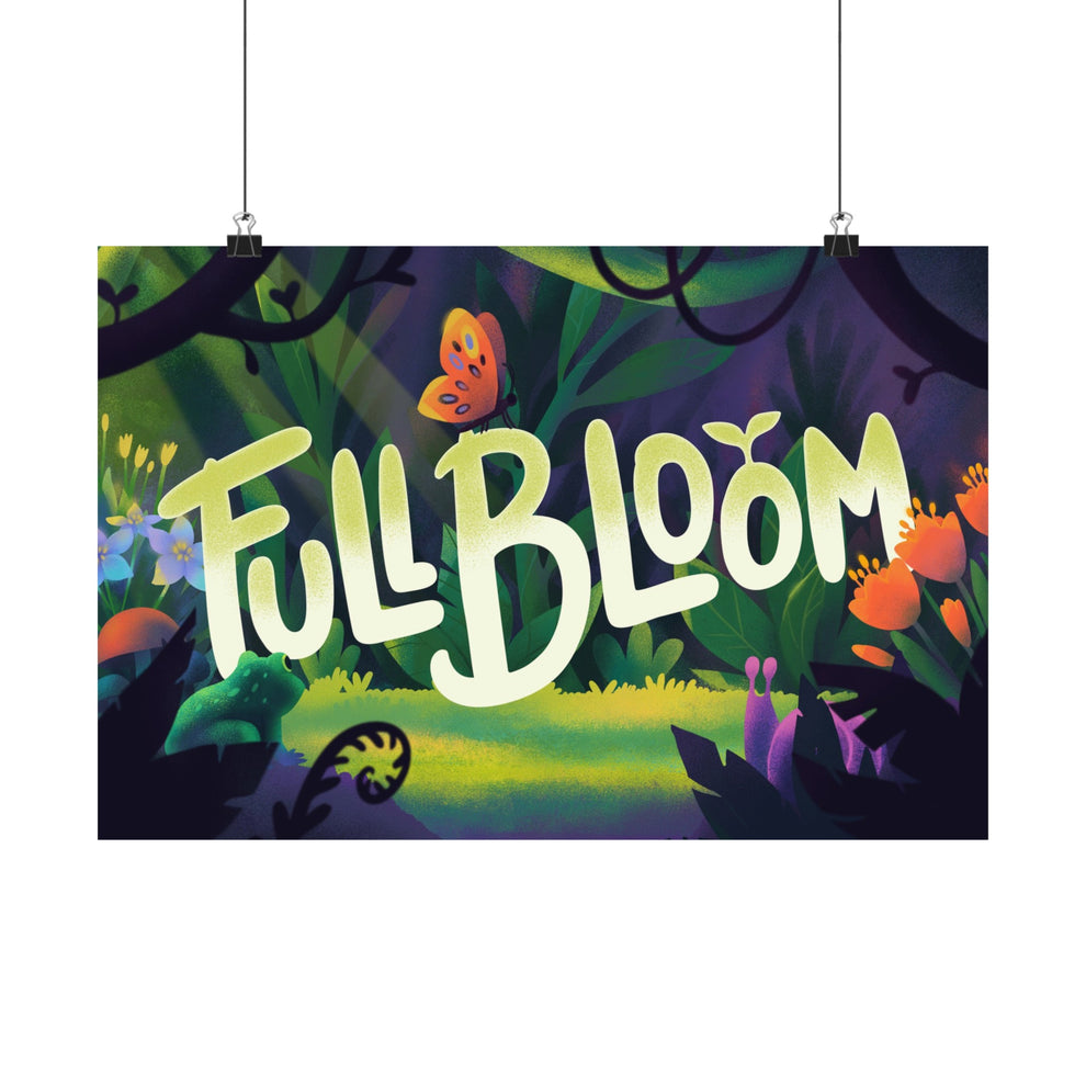 Poster | V8 | Full Bloom Series Graphic | Horizontal – Grow Print Shop
